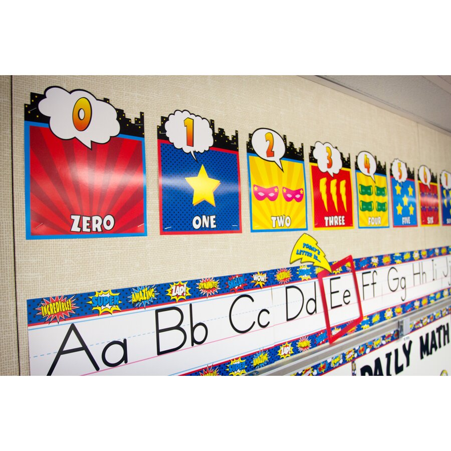 Superhero Countng 0-31 Bulletin Board Display Set - TCR5843 | Teacher ...