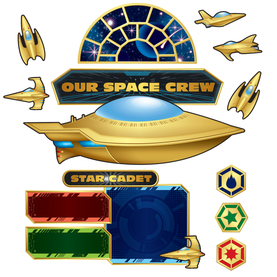Stellar Space Bulletin Board - TCR5850 | Teacher Created Resources