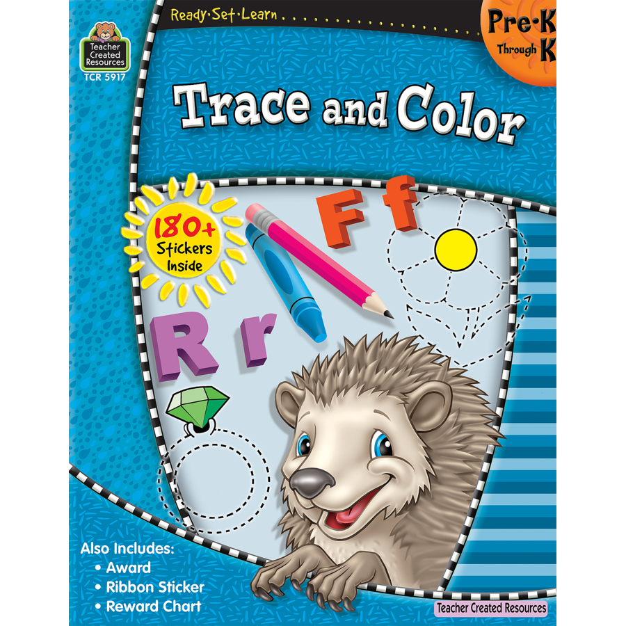 Ready-Set-Learn: Trace and Color PreK-K - TCR5917 | Teacher Created ...