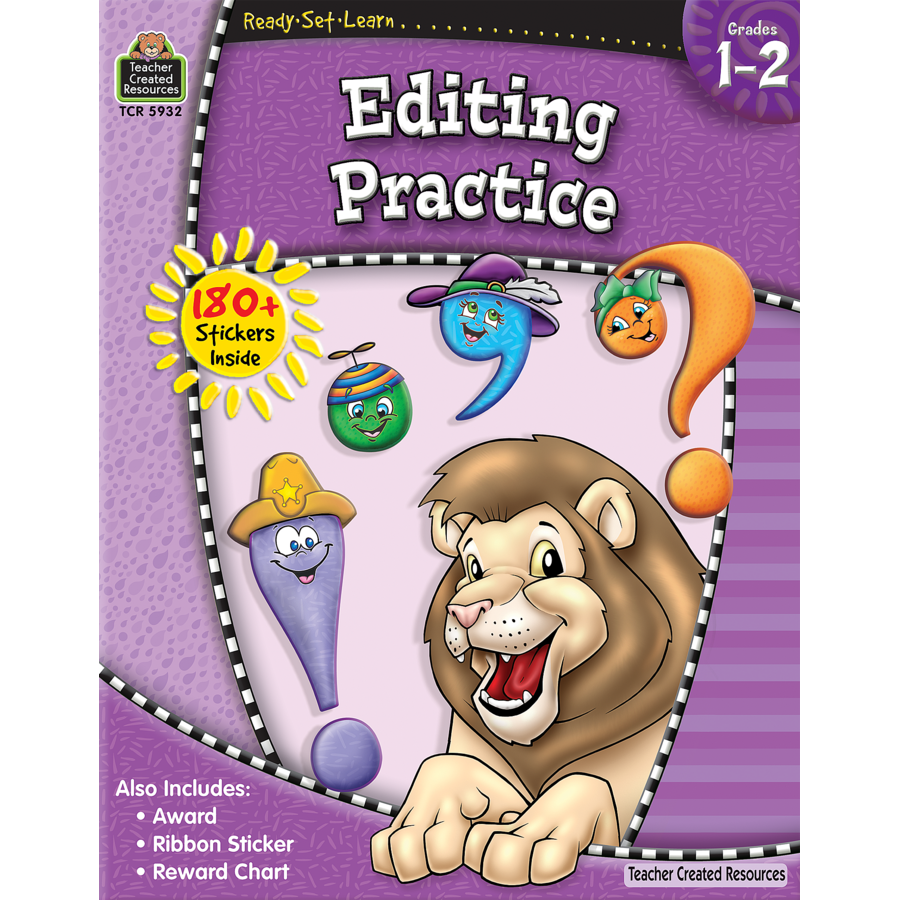 Ready-Set-Learn: Editing Practice Grade 1-2 - TCR5932 | Teacher Created ...