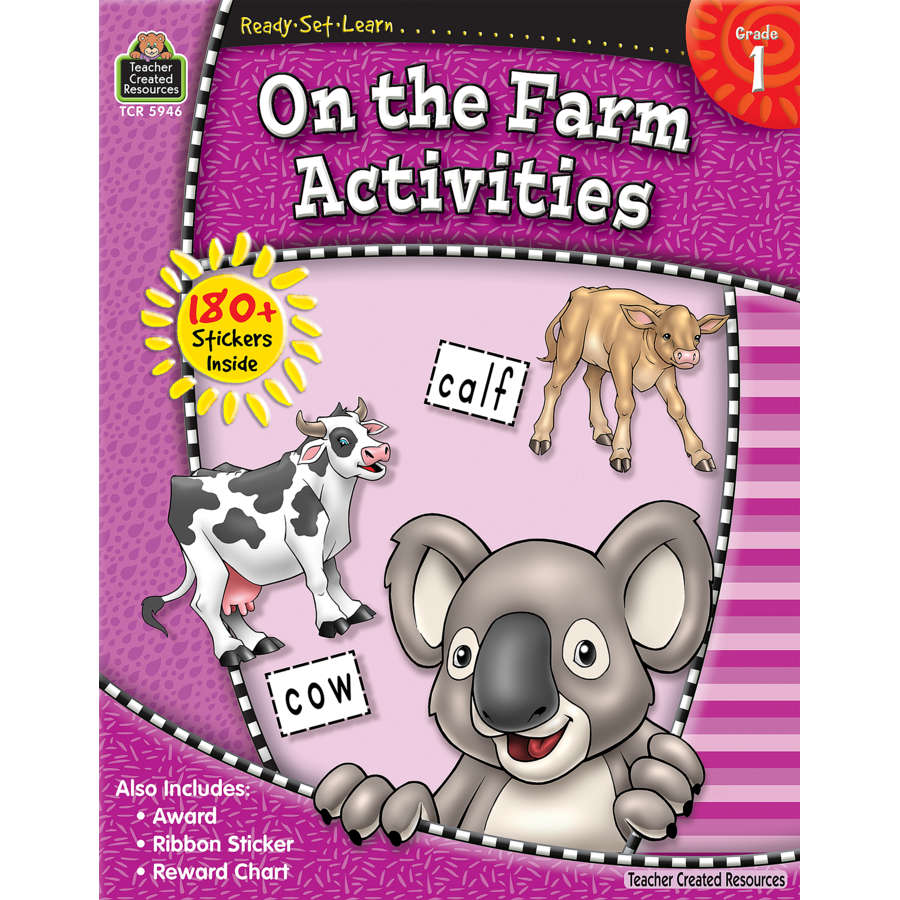 Ready-Set-Learn: On the Farm Activities Grade 1 - TCR5946 | Teacher ...