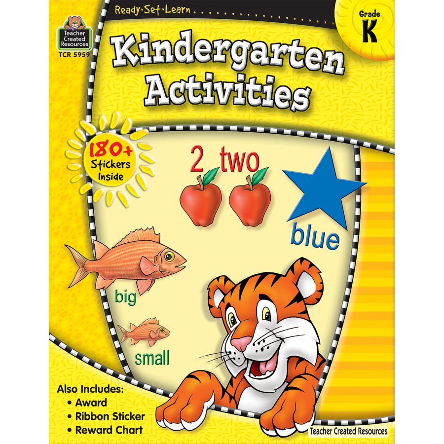 Ready-Set-Learn: Kindergarten Activities - TCR5959 | Teacher Created ...