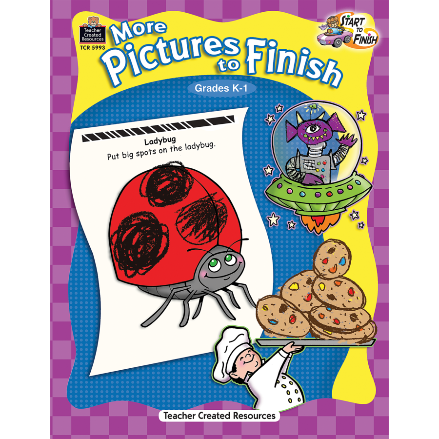 Start to Finish: More Pictures to Finish Grade K-1 - TCR5993 | Teacher ...