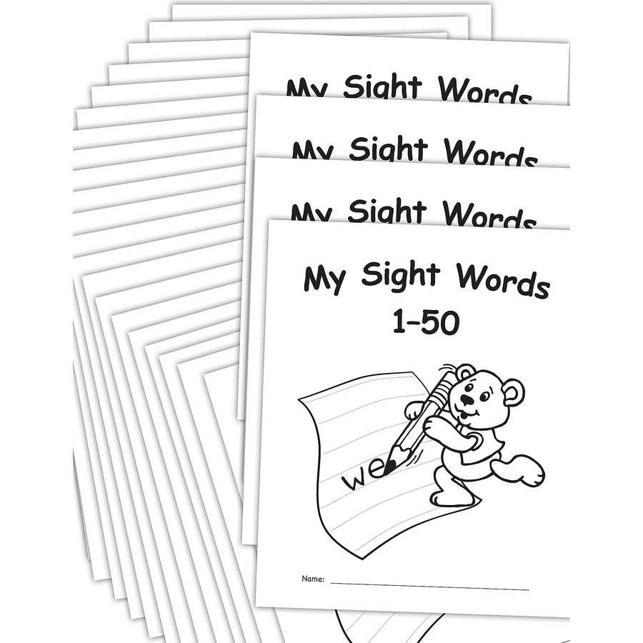 My Own Sight Words 1–50, 25-pack - TCR60114 | Teacher Created Resources