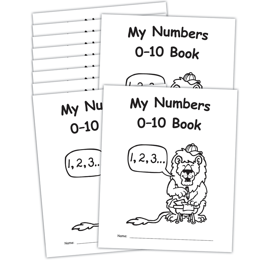 My Own Numbers 0–10 Book, 10-pack - TCR60115 | Teacher Created Resources