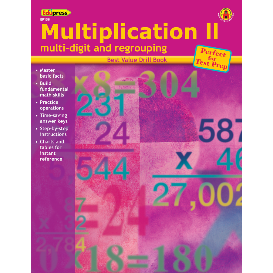 Best Value Drill Book Multiplication 2 - TCR60138 | Teacher Created ...