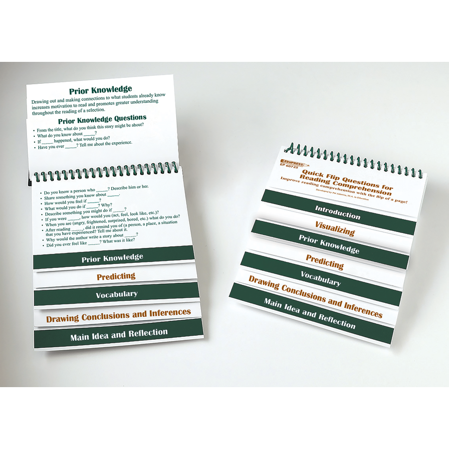 Quick Flip Questions for Reading Comprehension - TCR60725 | Teacher ...