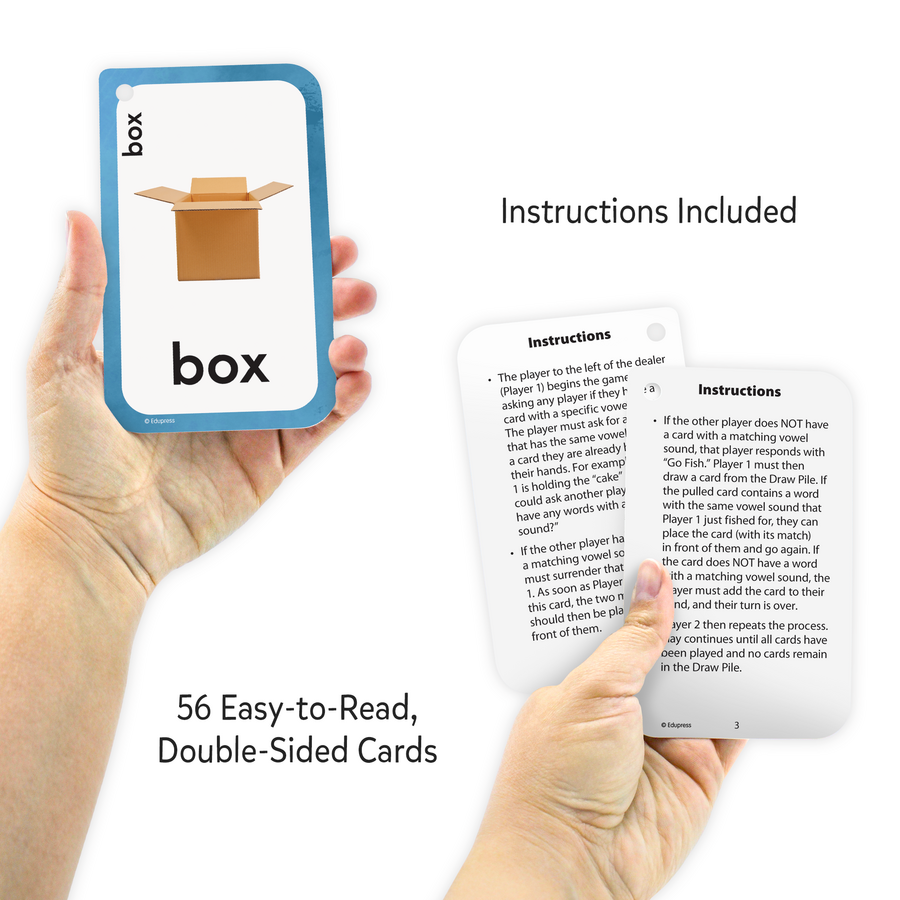 Go Fish Vowels Flash Cards - TCR62049 | Teacher Created Resources