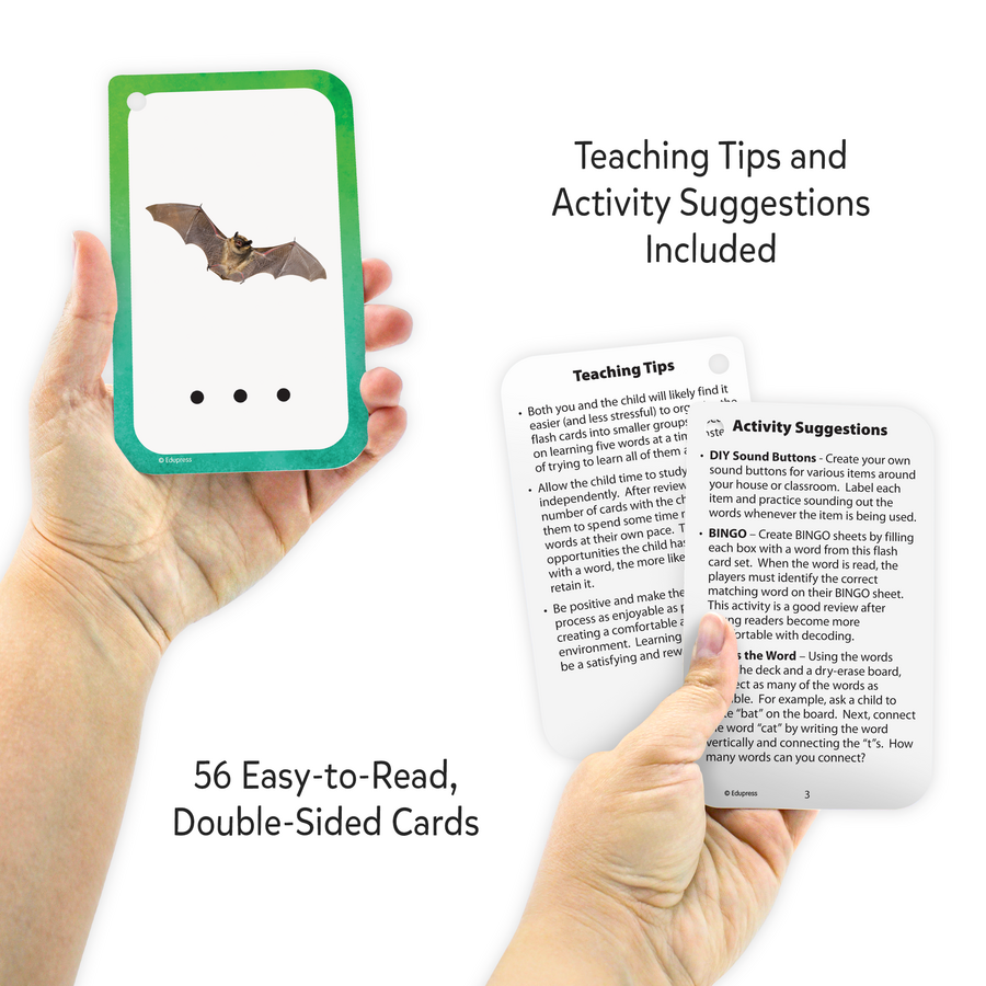 Decoding Cvc Words Flash Cards Tcr62057 Teacher Created Resources