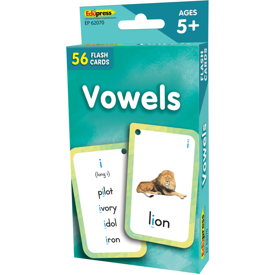 Vowels Flash Cards - TCR62070 | Teacher Created Resources