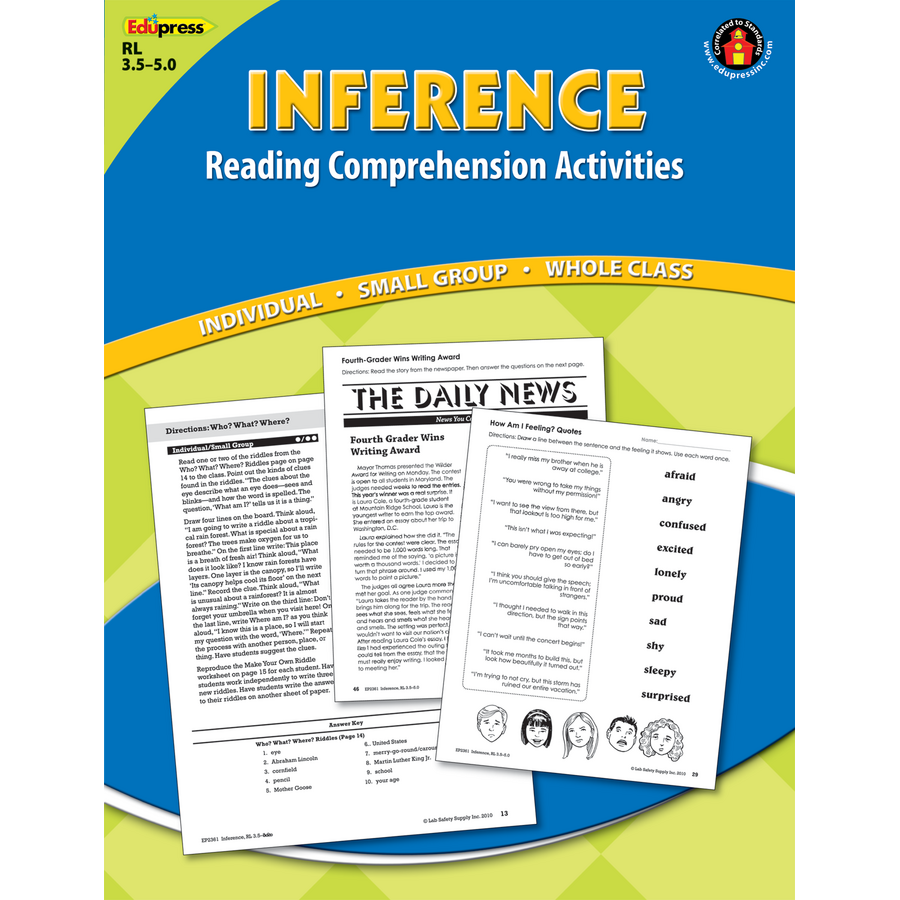 Reading Comprehension Book Inference Blue Level - TCR62361 | Teacher ...