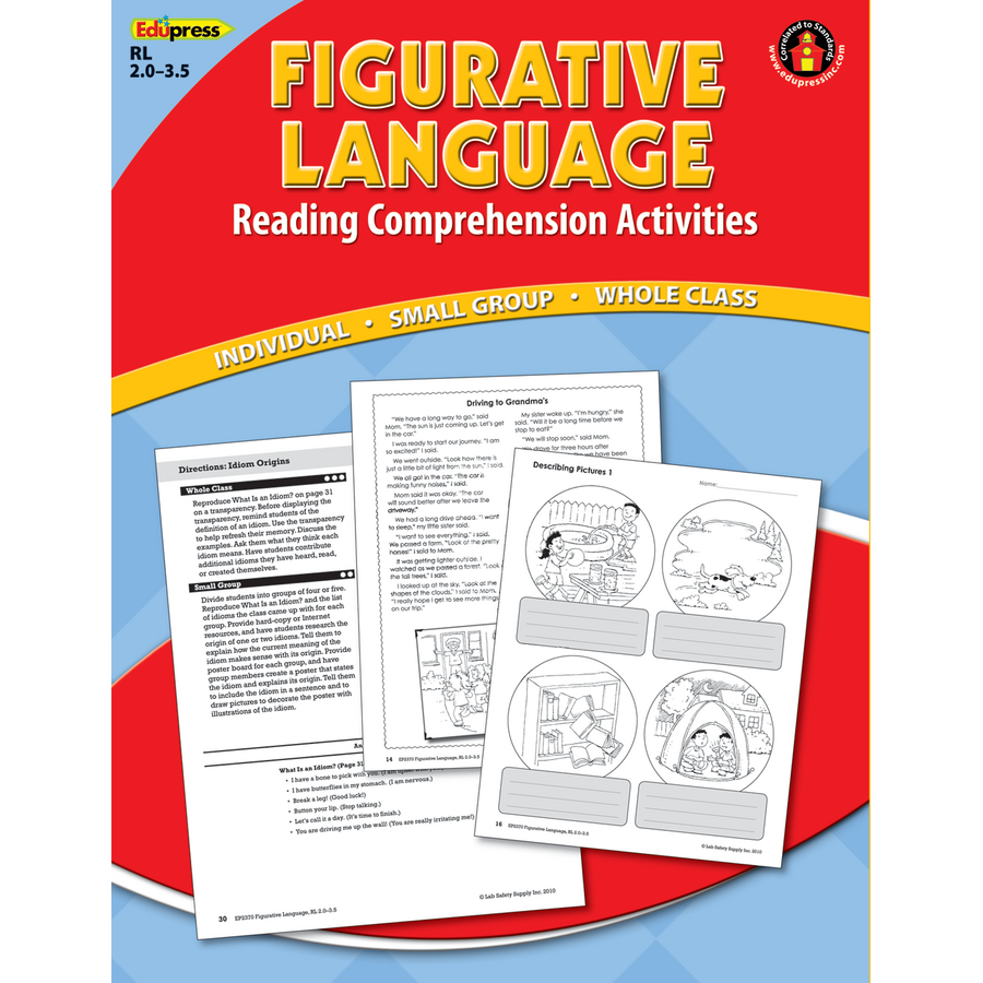Reading Comprehension Book:Figurative Language Red Level - TCR62370 ...