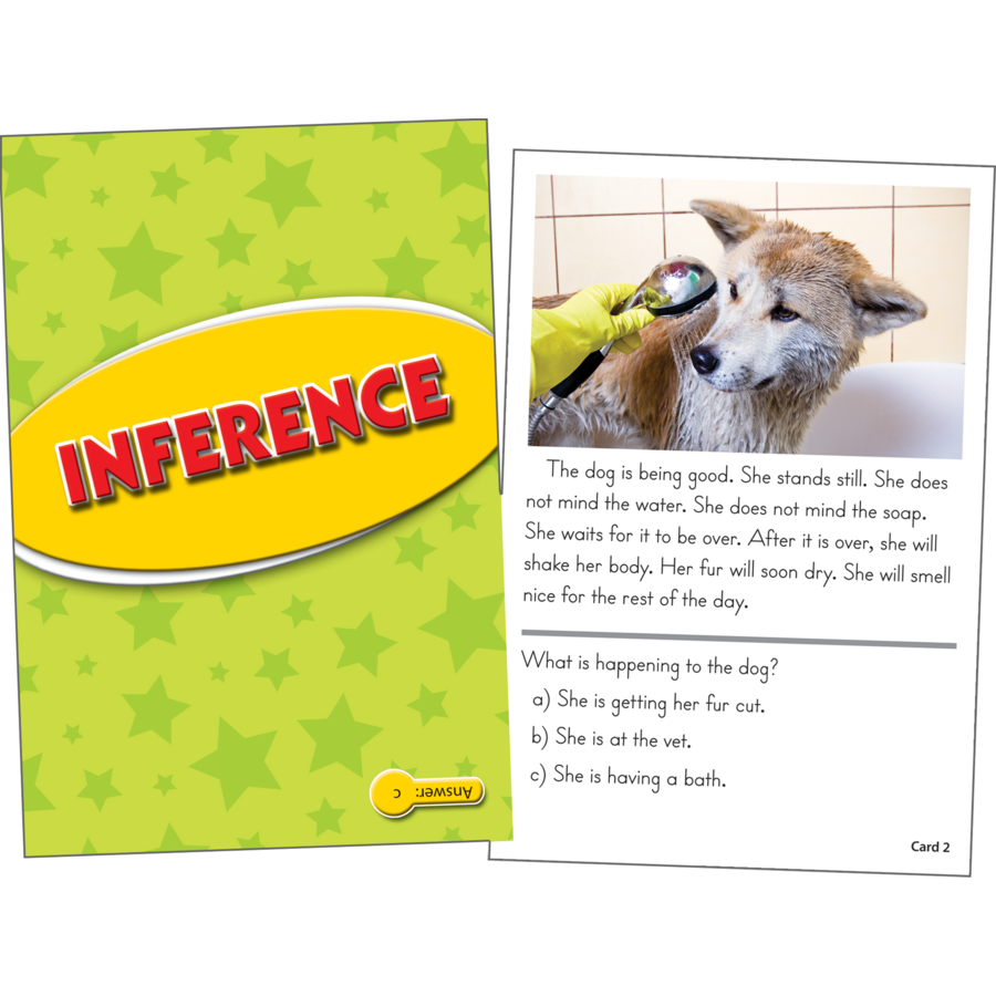 Inference Practice Cards Yellow Level - TCR62990 | Teacher Created ...