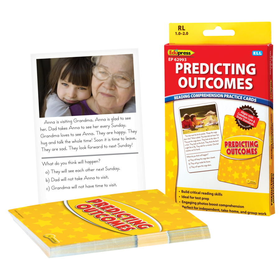 Predicting Outcomes Practice Cards Yellow Level - TCR62993 | Teacher ...