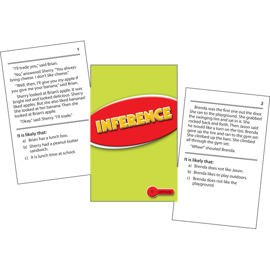 Inference Practice Cards Red Level - TCR63063 | Teacher Created Resources