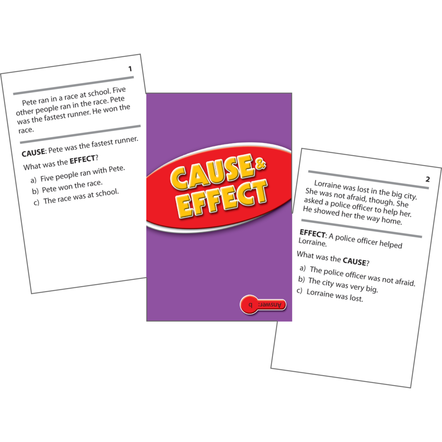 Cause & Effect Practice Cards Red Level - TCR63067 | Teacher Created ...