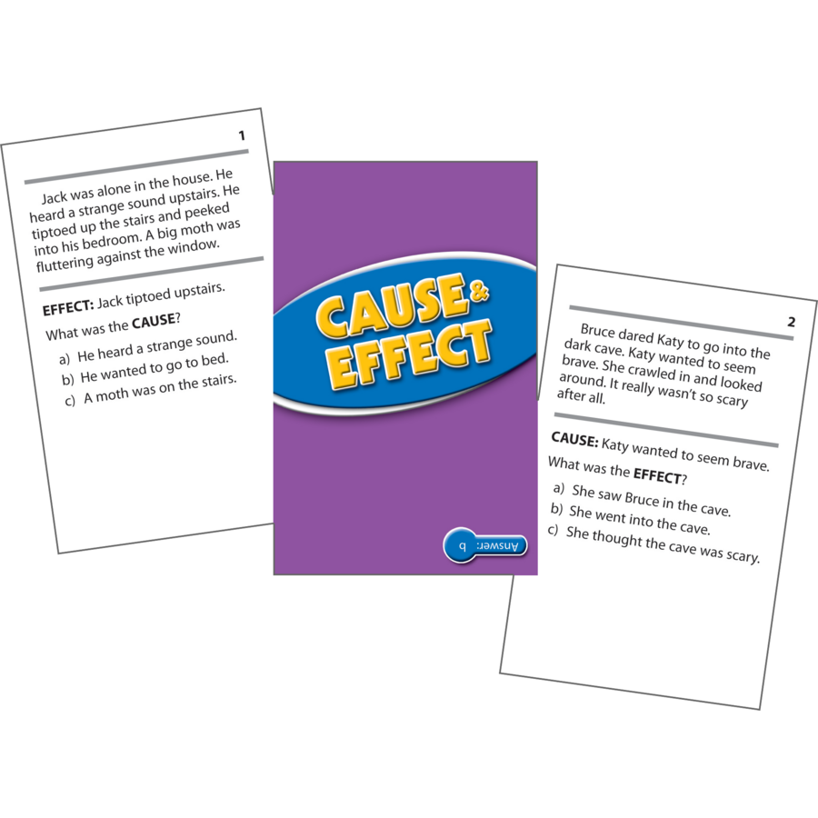Cause & Effect Practice Cards Blue Level - TCR63068 | Teacher Created ...
