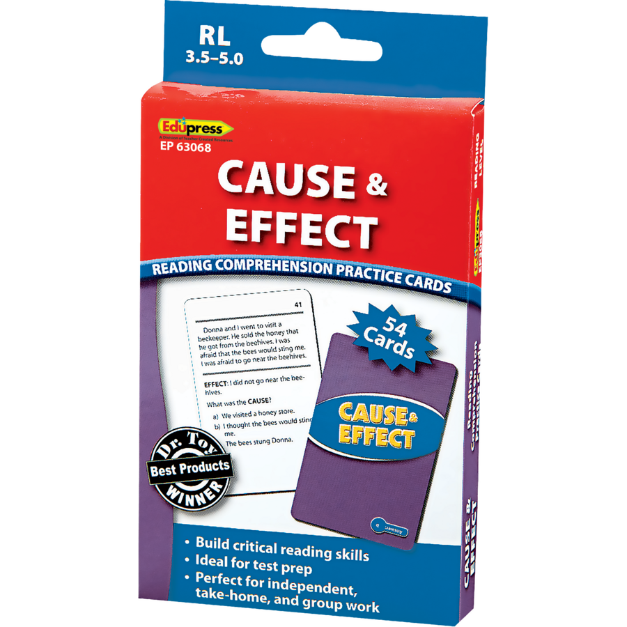 Cause & Effect Practice Cards Blue Level - TCR63068 | Teacher Created ...