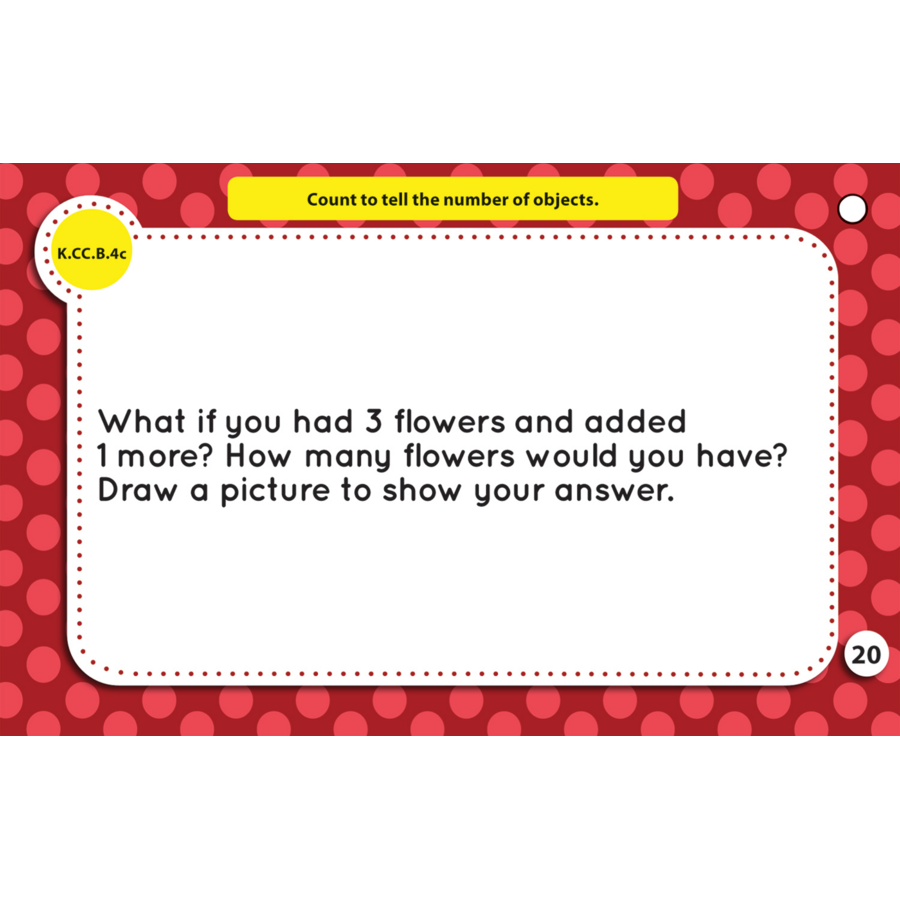 Common Core Math Task Cards Grade K TCR63343 Teacher Created Resources Common Core Math Task Cards Grade K TCR63343 Teacher Created Resources