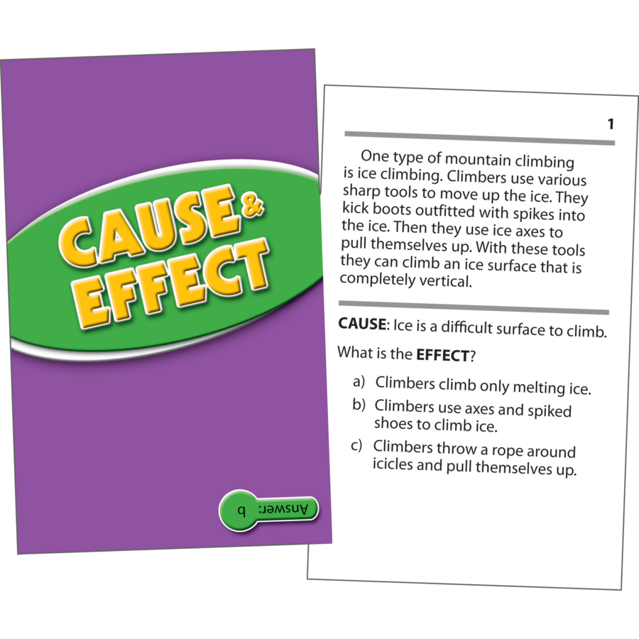 Cause & Effect Practice Cards Green Level - TCR63402 | Teacher Created ...