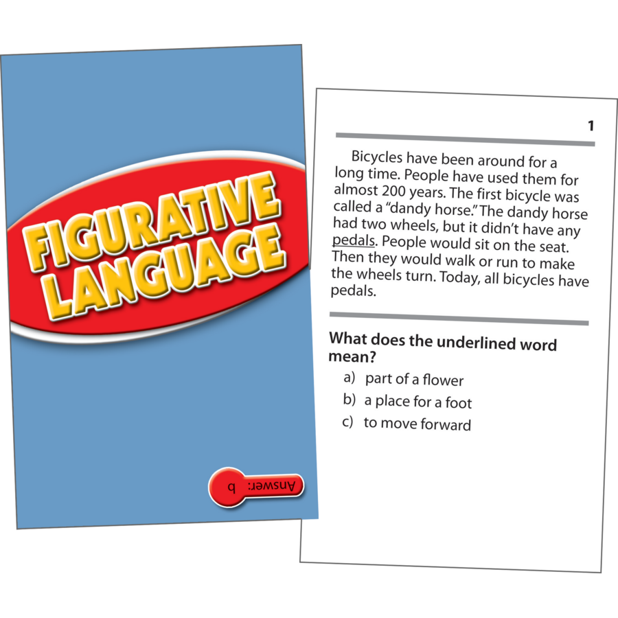 Figurative Language Practice Cards Red Level - TCR63409 | Teacher ...