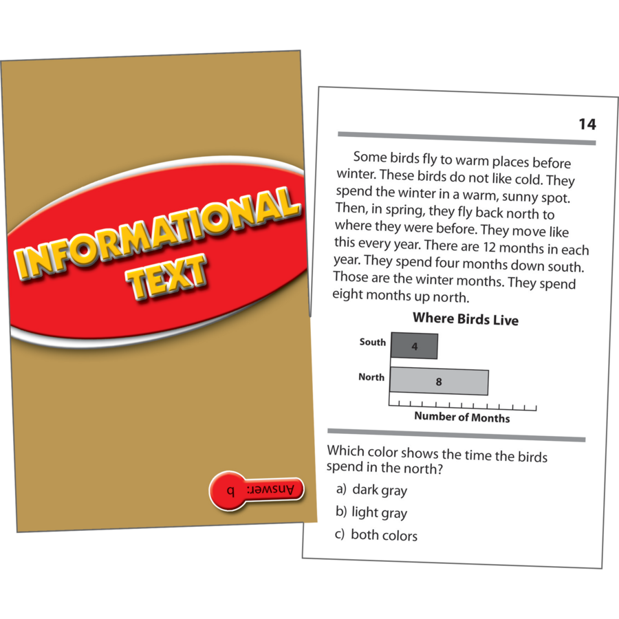 Informational Text Practice Cards Red Level - TCR63437 | Teacher ...