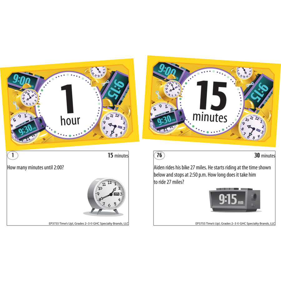 Time's Up! Elapsed Time Game Grades 2-3 - TCR63755 | Teacher Created ...