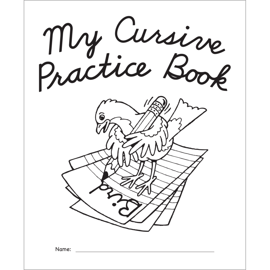My Own Cursive Practice Book TCR63880 Teacher Created Resources