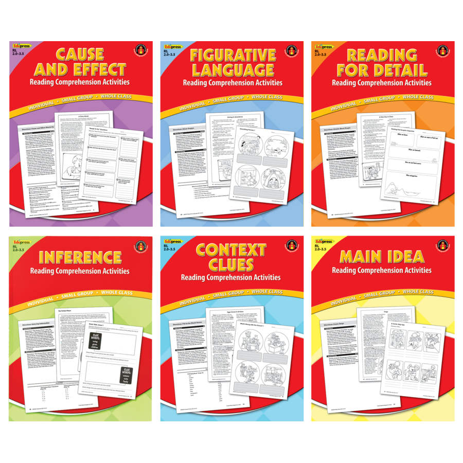 Reading Comprehension Book Set Red Level - TCR68282 | Teacher Created ...