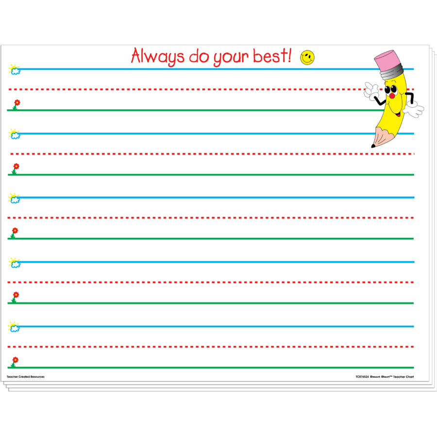 Smart Start Charts: Large K-1 Set - TCR76524 | Teacher Created Resources