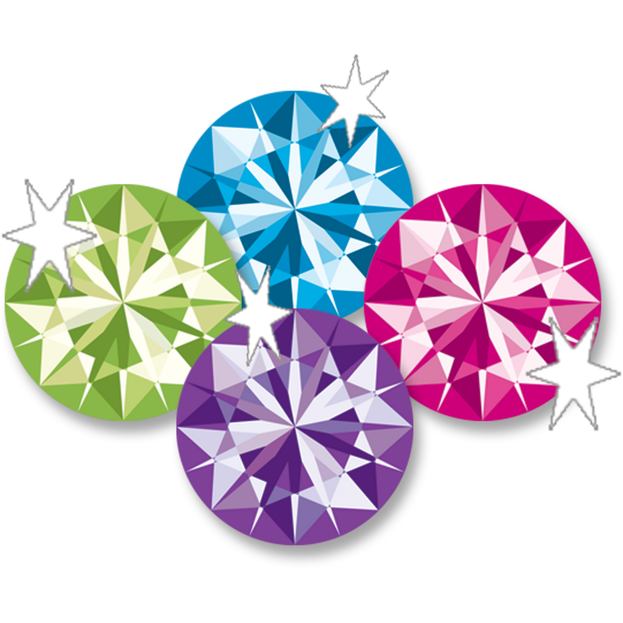 Colorful Bling Magnetic Jewels - TCR77221 | Teacher Created Resources