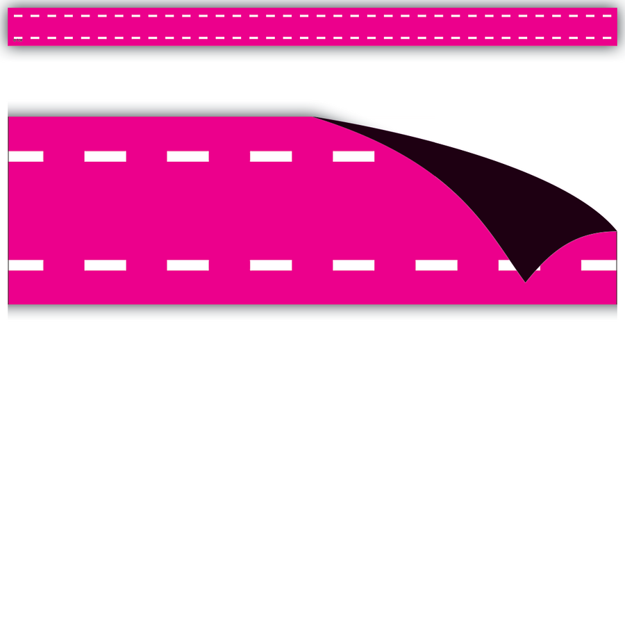 Hot Pink Stitch Magnetic Strips - TCR77264 | Teacher Created Resources