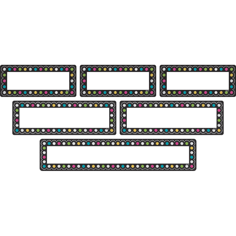 Clingy Thingies Chalkboard Brights Labels - TCR77321 | Teacher Created ...