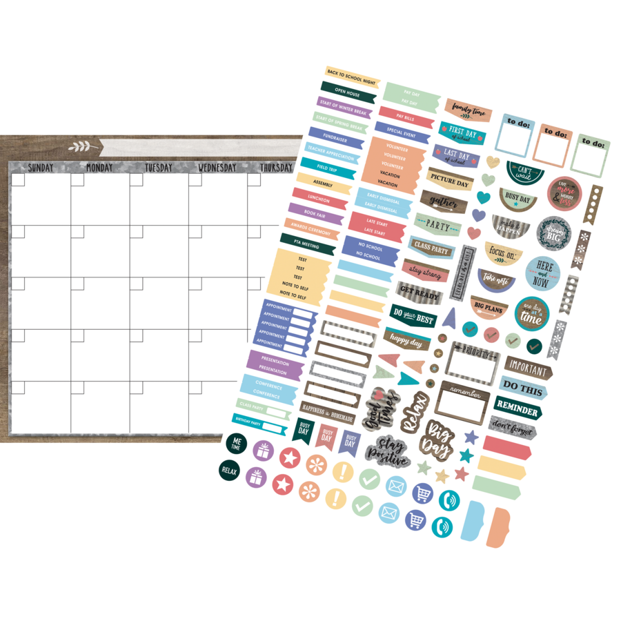 Clingy Thingies: Home Sweet Classroom Calendar Set - TCR77872 | Teacher ...