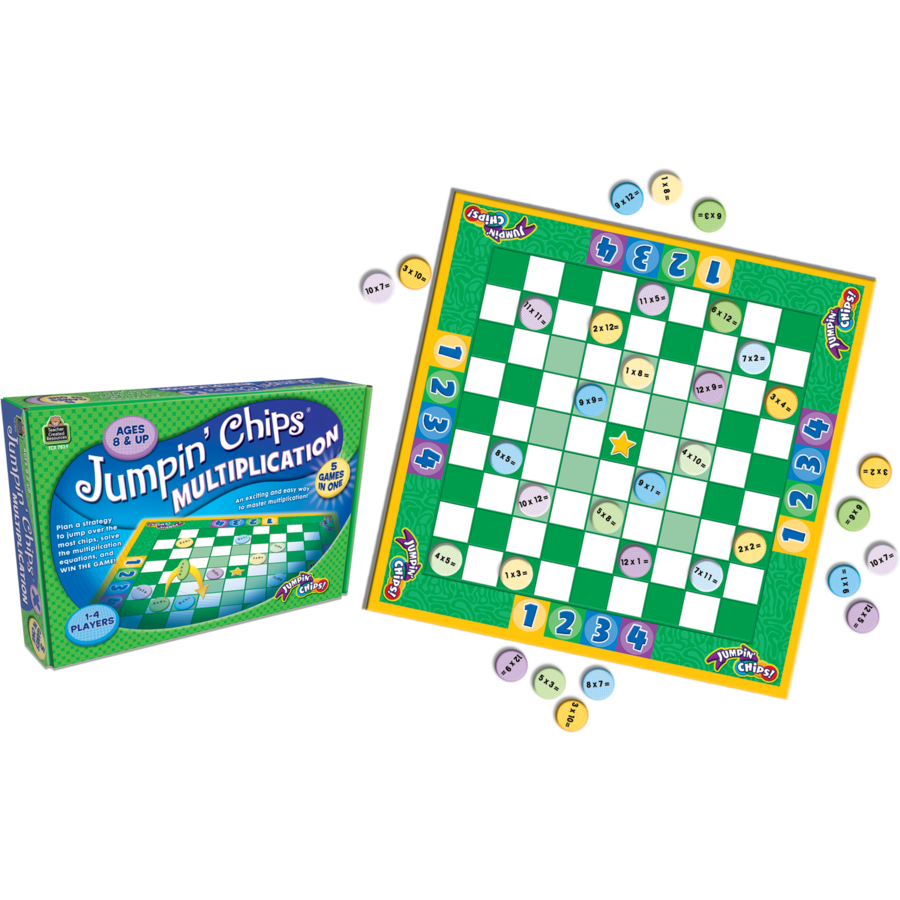 Jumpin Chips: Multiplication Game - TCR7839 | Teacher Created Resources