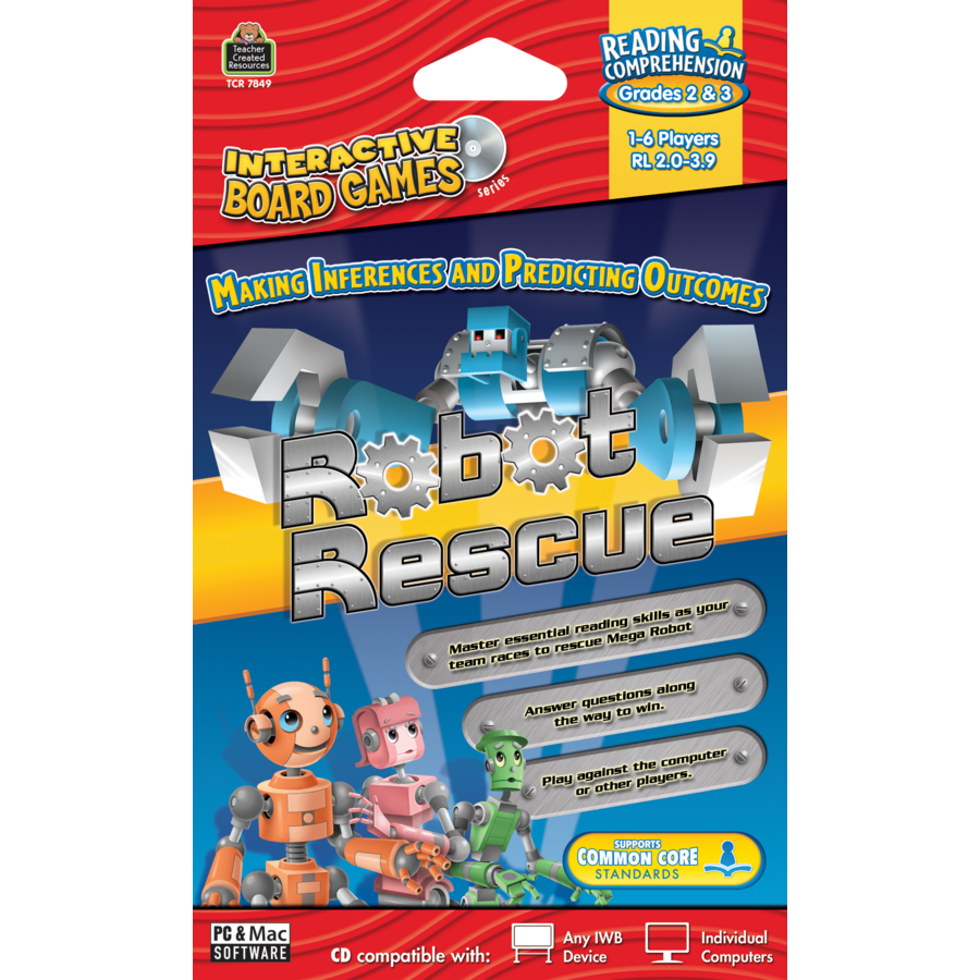 Robot Rescue Computer Game CD Grade 2-3 - TCR7849 | Teacher Created ...