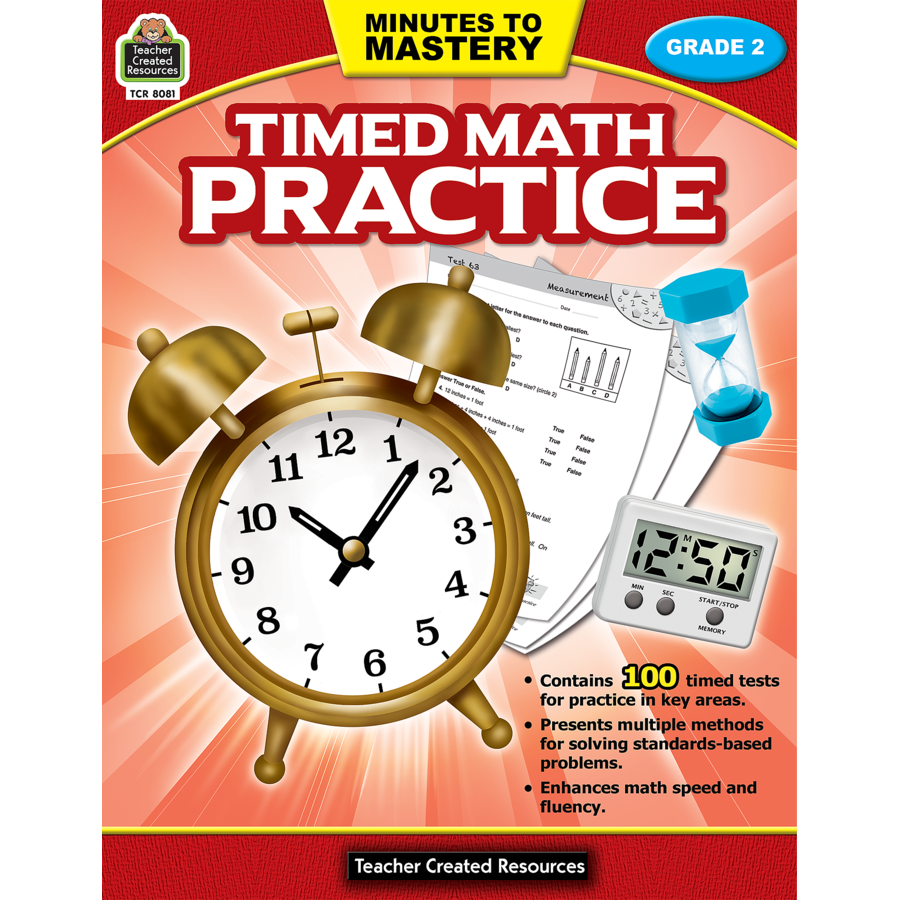 Minutes To Mastery Timed Math Practice Grade 2 TCR8081 Teacher 