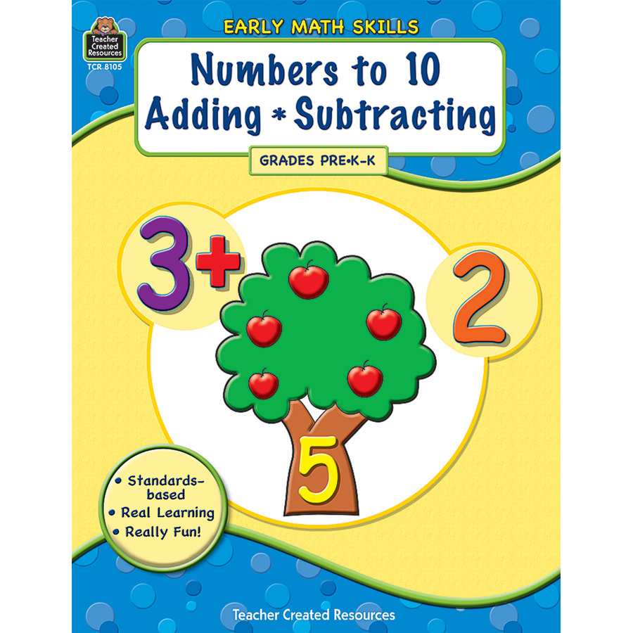 Early Math Skills: Numbers to 10-Adding-Subtracting - TCR8105 | Teacher ...