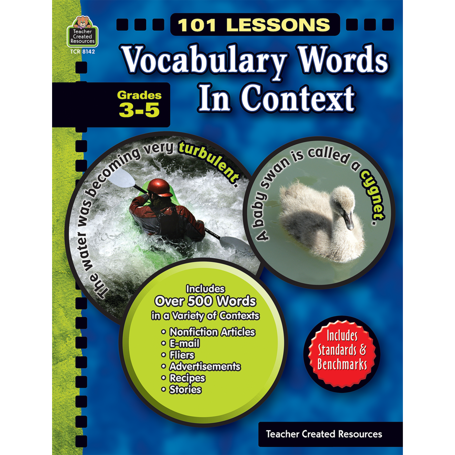 101 Lessons Vocabulary Words In Context TCR8142 Teacher Created Resources 101-lessons-vocabulary-words-in-context-tcr8142-teacher-created-resources