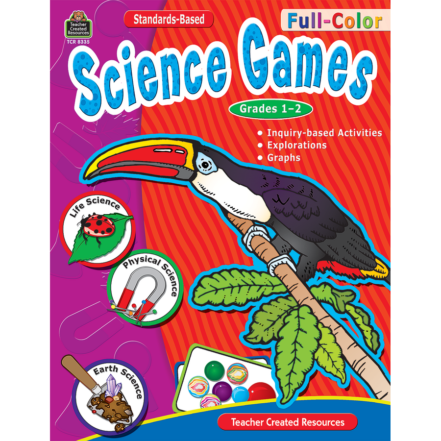 Full Color Science Games Grades 1 2 TCR8335 Teacher Created Resources