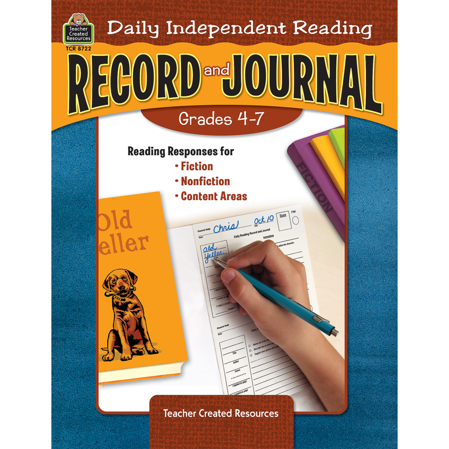 Daily Independent Reading Record and Journal - TCR8722 | Teacher ...