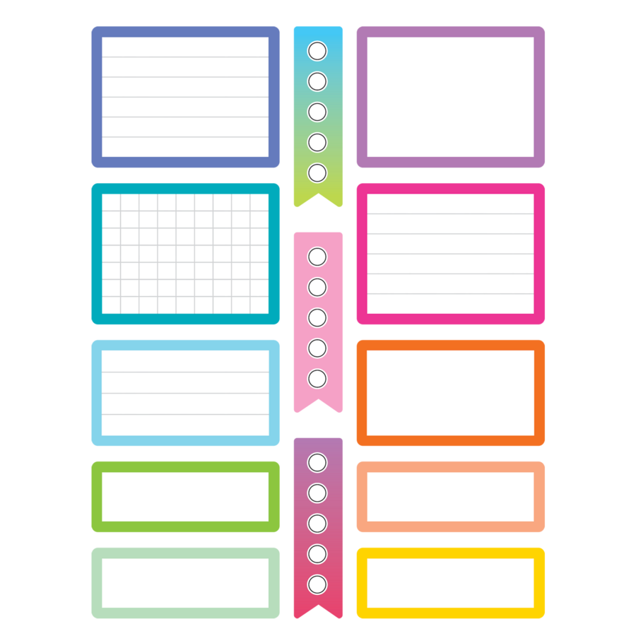 Colorful Labels Planner Stickers - TCR8816 | Teacher Created Resources
