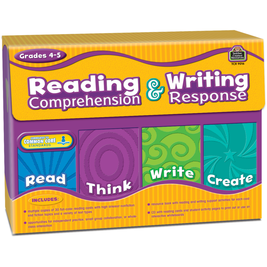 Reading Comprehension & Writing Response Grade 4-5 - TCR9016 | Teacher ...