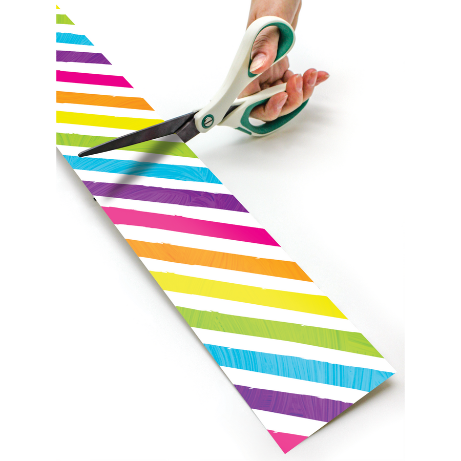 Brights 4Ever Stripes Straight Rolled Border Trim - TCR9114 | Teacher ... Brights 4Ever Stripes Straight Rolled Border Trim - TCR9114 | Teacher ...