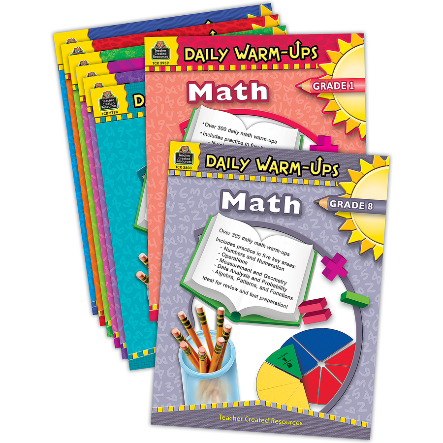Daily Warm-Ups: Math Set (8 bks) - TCR9622 | Teacher Created Resources