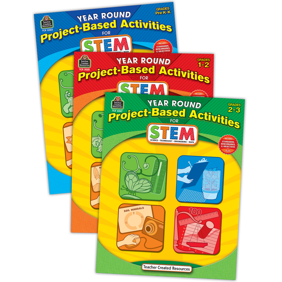 Year Round Project-Based Activities for STEM Set (3 bks) - TCR9636 ...