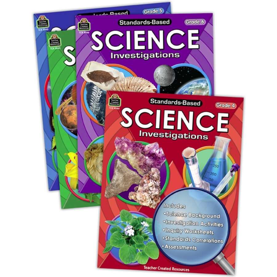 Standards-Based Science Investigations Set (4 books) - TCR9741 ...