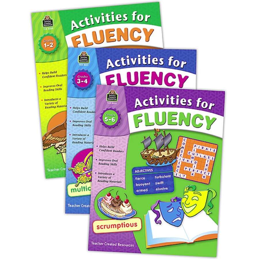 Activities for Fluency Set (3 bks) - TCR9851 | Teacher Created Resources