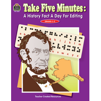 Take Five Minutes: A History Fact a Day for Editing - TCR3051 | Teacher ...