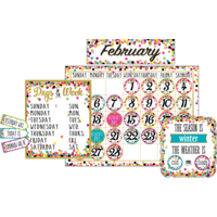Confetti Calendar Bulletin Board Display - TCR5443 | Teacher Created ...